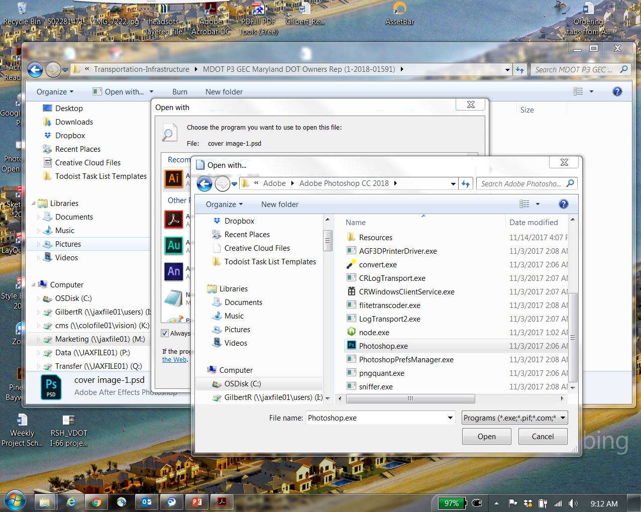 Solved Photoshop Wont Open As Default For Its Own Files Adobe